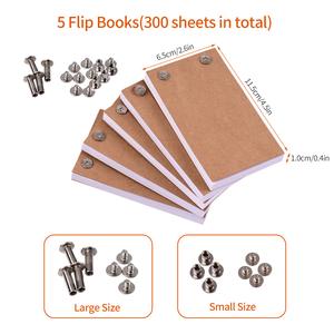 Jual Kit Buku Flip Kosong dengan 300 Lembar Kertas Animasi Flipbook ...
