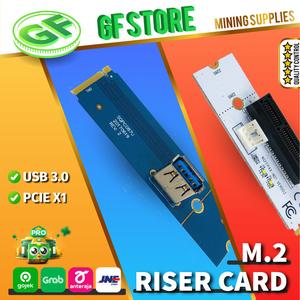 Jual M2 M.2 Riser Card Mining PCI-E 4x / USB3.0 NGFF - PCIE x1 ...