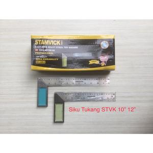 Jual Alat Siku Tukang 10" 12" Inch / Penggaris Siku Tukang STAMVICK ...