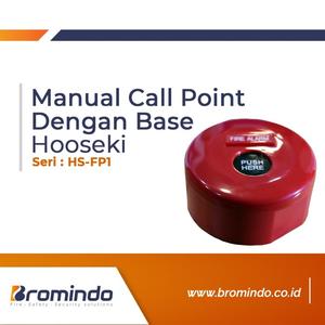 Jual MANUAL CALL POINT PUSH BUTTON HOOSEKI COMPLETE DENGAN BASE - Kab. Gianyar - miniomart ...