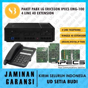 Jual PABX LG Ericsson iPecs eMG100 Kapasitas 4 Line 40 Ext + Key ...