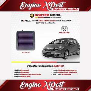 Jual Filter Udara/Air Filter Replacement RAEMCO Honda Jazz GE8/New Jazz ...