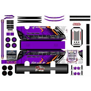 Jual Lembaran PaperCraft Bus STJ AN JB3 SHD Flift Skala 1 50 - Kota ...