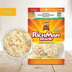 Jual RichMan Brand Snow Ear Mushroom ( Jamur Bokji Putih ) 75 gr ...