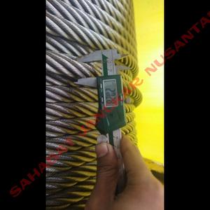 Jual Wire Rope / Kawat Seling / Kawat Baja 20 mm Ungalvanized RHRL KIS ...