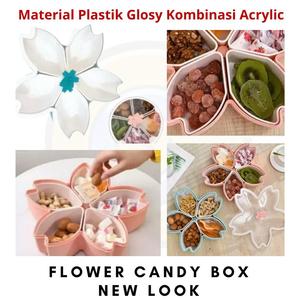 Jual Tempat Sk Bunga Toples Kue Atau Permen Model Bunga / Candy Cox ...