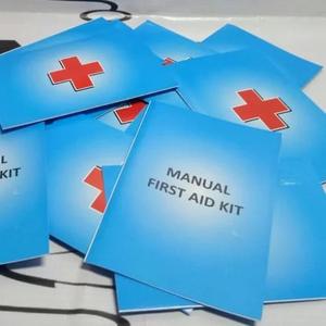 Jual Buku Manual fIrst aid kit Biru / buku Daftar isi P3k - Jakarta ...