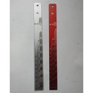 Jual Paint Mixing Ratio Stick Ruler / Penggaris Skala Pengaduk Cat ...