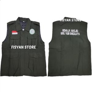 Jual Rompi Remaja Masjid | Rompi Pengurus Masjid - Krem, XL - Jakarta ...