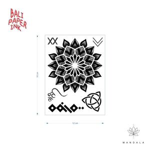 Jual Bali Paper Ink Special Edition / Stiker Tato Premium - Big Mandala ...