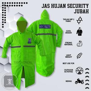Jual JAS HUJAN SECURITY JUBAH - HIJAU STABILO, All Size - Jakarta ...