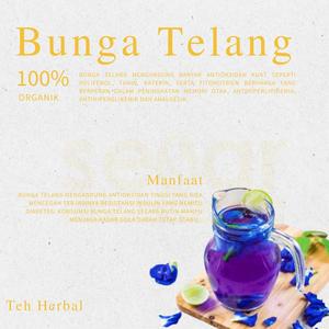 Jual Teh Bunga Telang Celup Herbal | Buterfly Pea Tea - Kab. Bandung ...