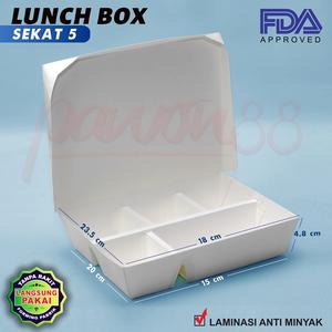 Jual Paper Lunch Box SEKAT 5 - Lunch Box Paper SEKAT 5 - Jakarta Barat ...