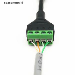 Jual RJ45 To 4pin Terminal RJ45 Female Terminal Block Crystal - Kota ...