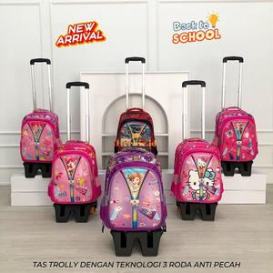 Jual TAS RANSEL TROLLEY LIPAT BONGKAR PASANG ANAK SD PAUD TAS TROLI ...