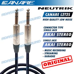 Jual KABEL AUDIO CANARE L2T2S JACK NEUTRIK AKAI STEREO TO STEREO - 1 ...