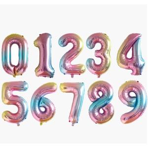 Jual Balon Angka 60cm Rainbow Gradasi - 0 - Kota Semarang - Dol Balon ...