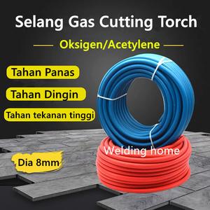 Jual Selang Las Blender Welding Hose Oksigen Oxy Acetylene Gas 8mm 3 ...