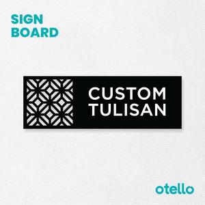 Jual Signage Custom Tulisan Acrylic Sign Board Print Signage Akrilik ...