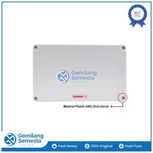 Jual ABS Junction Box Plastik 150x250x130 Abu- abu + Base Plate ...