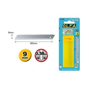 Jual Olfa Refill Cutter 9mm AB-10B 9mm Standard Duty isi 10 Pcs - Jakarta Barat - KC TOOL ...