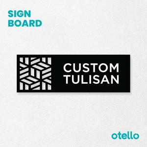 Jual Signage Custom Tulisan Acrylic Sign Board Print Signage Akrilik ...