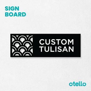 Jual Sign Board Custom Tulisan Acrylic Signage Print Akrilik Nama ...
