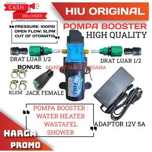 Jual PAKET POMPA DORONG WASTAFEL / WATER HEATER / SHOWER / POMPA DC 12V ...