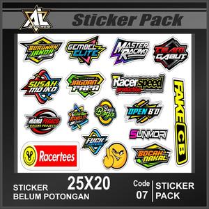 Jual SP07 Sticker Pack Racing Lembaran Sticker Variasi Motor Sticker ...