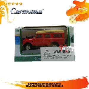 Jual Diecast Cararama Land Rover Series III 109 Merah Lama Skala 72 ...