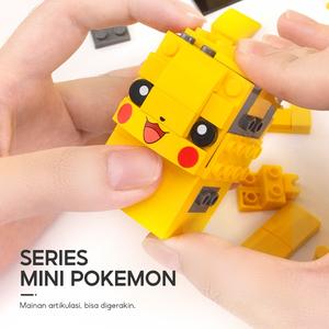 Jual Pokemon Block Toy, Pikachu / Eevee / Psyduck / Bulbasaur ...