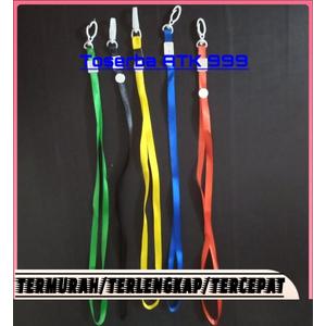 Jual Tali ID CARD Plastik / Tali Name Tag Tersedia 5 Varian warna ...