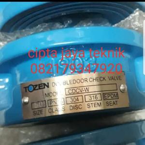 Jual TOZEN water check valve 2.5 inch cast iron disc ss 304 10k Best ...