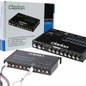 Jual Clarion EQS755 7-Band Car Graphic Equalizer With 3.5mm RCA Aux ...