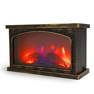Promo 5 Color LED Fireplace - Lantern Decorative, Electric Fireplace ...