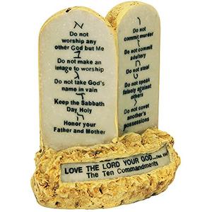 Jual The Ten Commandments Engraved in English and Hebrew - Jakarta ...
