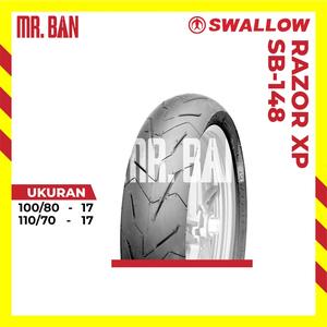 Jual BAN MOTOR RING 17 SWALLOW RAZOR SB-148 BAN SOFT TUBLES 100/80 110/ ...