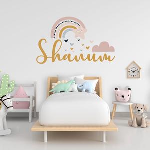 Jual NEW STIKER DINDING/WALL STICKER KAMAR TIDUR CUSTOM NAMA CEWEK ...