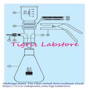 Jual Duran Funnel with 250 ml scale 247223602 Tigrislab - Jakarta Pusat ...