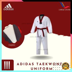 Jual DOBOK ADIDAS FIGHTER / UNIFORM ADIDAS / SERAGAM TAEKWONDO / DOBOG ...