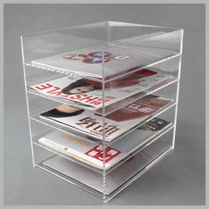 Jual Acrylic Tempat Kertas / Acrylic paper Rack (organizer) A4 ...
