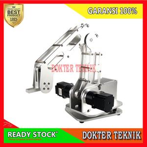 Jual 4-Axis Robotic Arm 4-DOF Robot Arm + 3pcs 57 Gear Motors Max. 2 ...