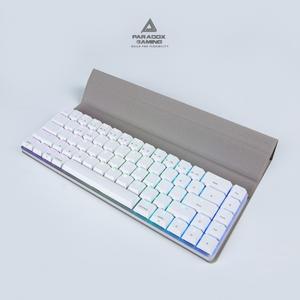 Promo Paradox Gaming Keyboard ZX68-ABS White Case ABS+Aluminum Low ...