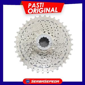 Jual Sprocket Sepeda - Shimano Cassette CS-HG400 9 Speed - Silver ...
