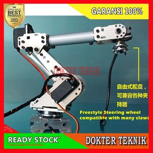 Jual 6-Axis Industrial Mechanical Robot Arm Model Aluminum Manipulator - Kota Bandung ...