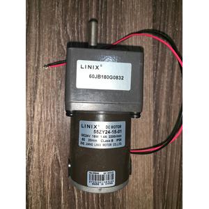 Jual Deceleration DC Motor LINIX Motor DC Gear Motor 60JB180G0832 - Kab ...
