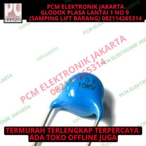 Jual kapasitor capacitor keramik milar ceramic 150pf 151 150 pf 10kv 10 ...