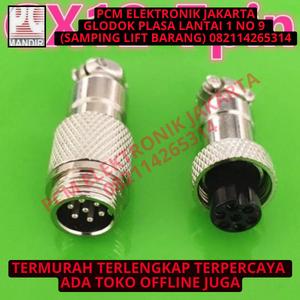 Jual konektor connector cb wire to wire 7p 7pin 7 pin gx12 gx 12 12mm ...