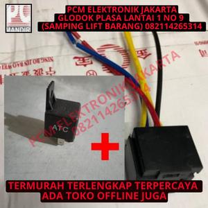 Jual relay mobil plus soket 5p 5pin 5kaki 12volt 12v 12 v volt riken ...
