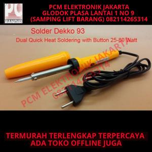 Jual solder dekko 93 dual quick heat soldering button with 25-80watt 80 ...